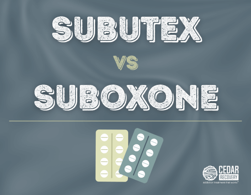 Subutex vs Suboxone: What’s the Difference in Opioid Addiction ...